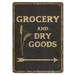 Grocery and Dry Goods - Grocery Sign - Dry Goods Shop Sign - Grocery ...