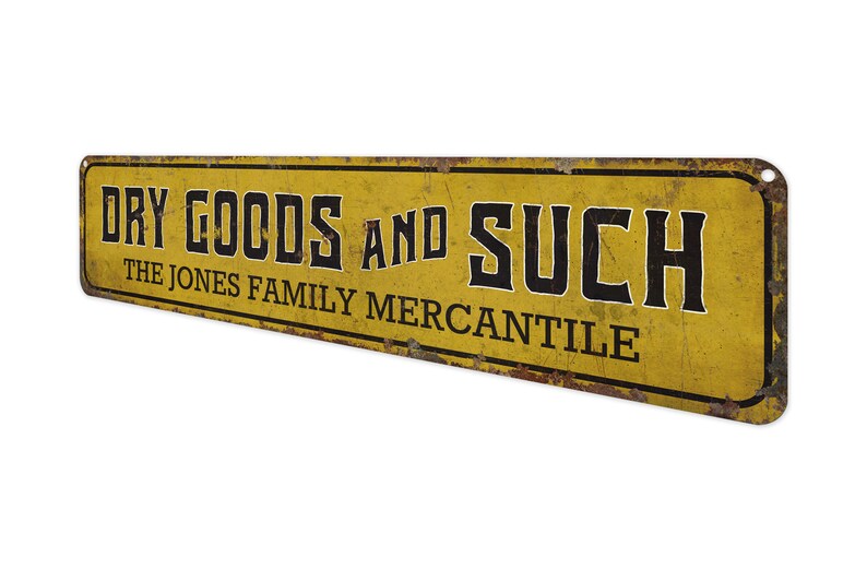 Dry Goods and Such - Trading Company Sign - Trading Company Decor ...