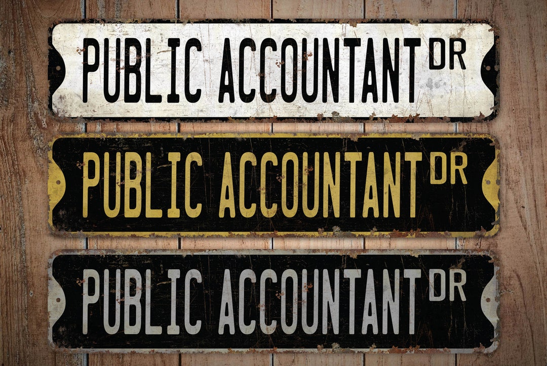 Public Accountant - Public Accountant Sign - Public Accountant Decor ...