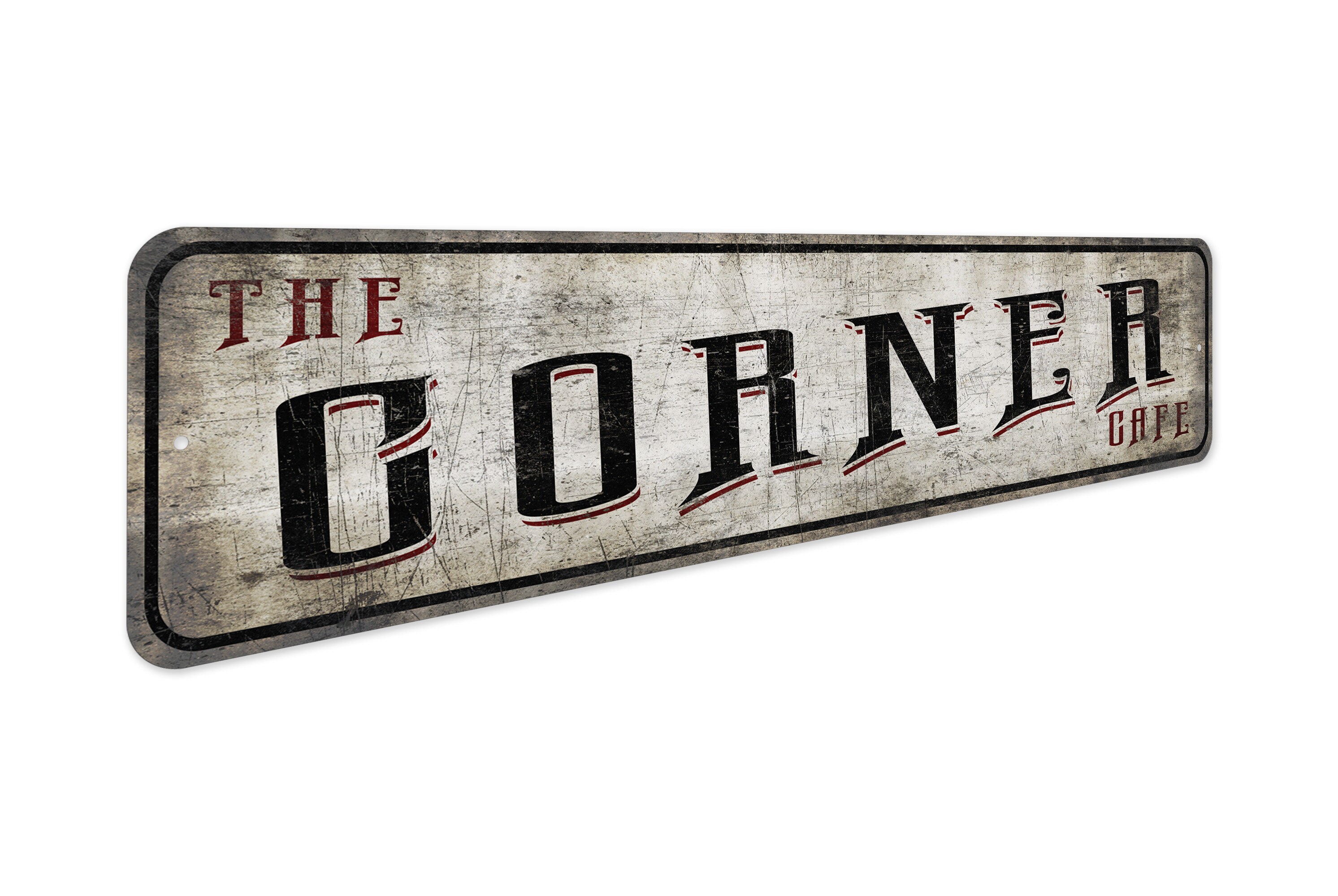 Corner Cafe Sign the Corner Cafe Vintage Style Sign - Etsy