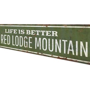 Life is Better Sign - Mountain Lodge Sign - Mountain Lodge Decor ...