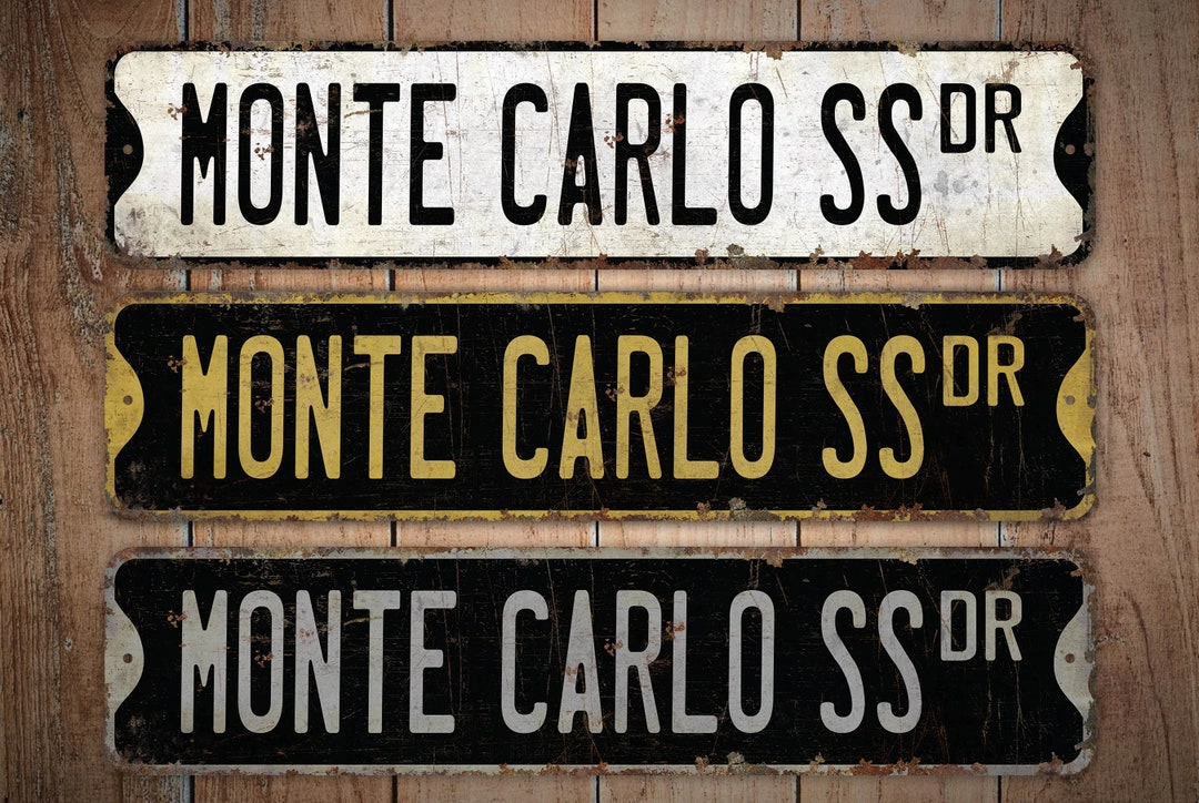 Monte Carlo SS Monte Carlo SS Sign Monte Carlo SS Decor Custom Monte ...