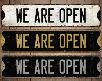 We Are Open 24/7 Decal Sticker Business Sign Door Store Window Decal - Etsy