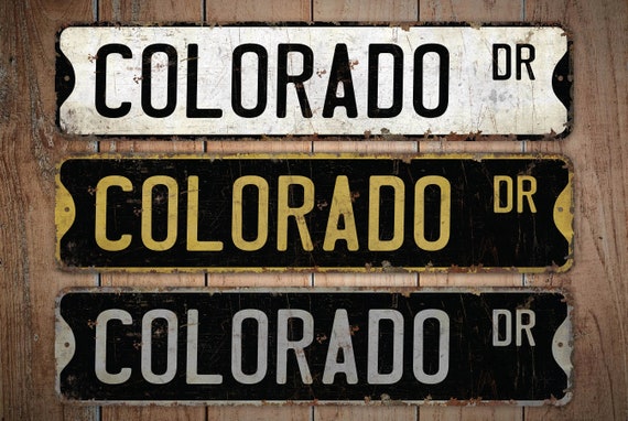 Colorado Colorado Sign Colorado Decor Custom Colorado - Etsy