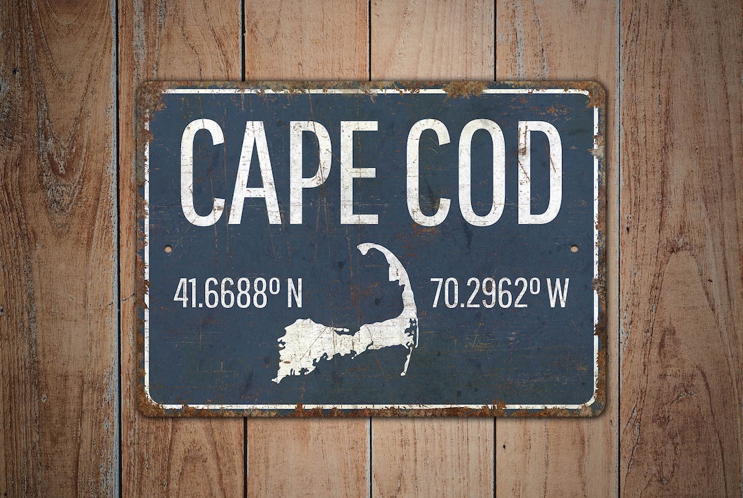 Cape Cod Sign - Cape Cod Location - Cape Cod Gift - Beach Sign - Beach ...
