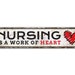 Nursing is A Work of Heart - Nurse Sign - Profession Sign - Gift for ...