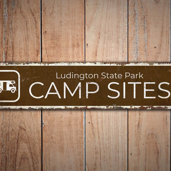 Vintage State Park Sign - Etsy