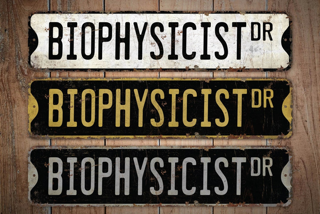 Biophysicist - Biophysicist Sign - Biophysicist Decor - Vintage Style ...