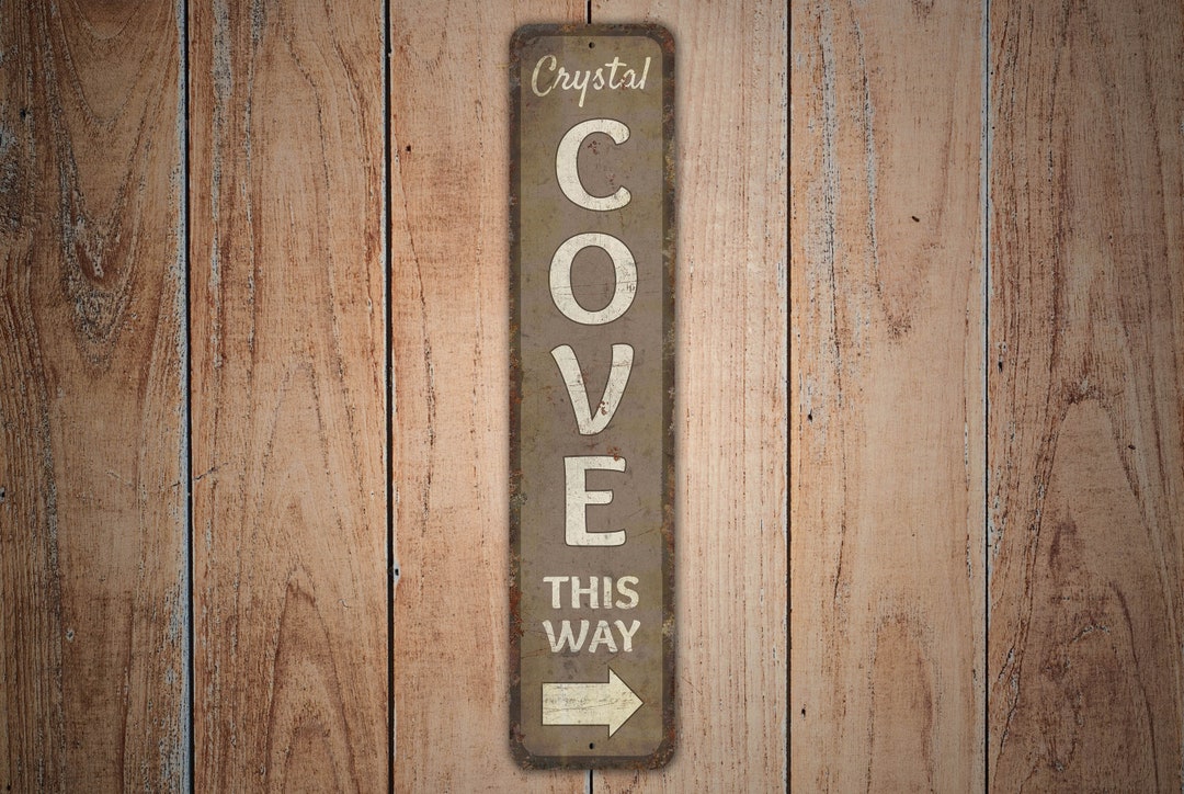 Cove Sign - Beach House Sign - Beach House Decor - Vintage Style Sign ...