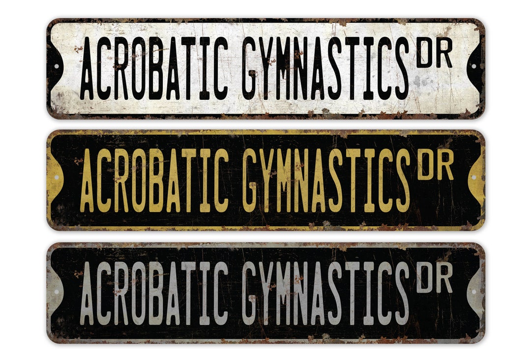 Acrobatic Gymnastics - Gymnastics Sign - Gymnastics Decor - Custom ...