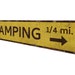 Custom Camping Sign Camping Arrow Sign Camping Mileage Sign Vintage ...