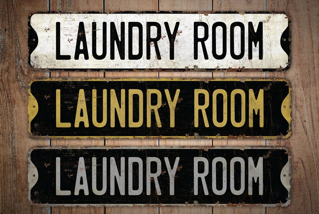 Laundry Room Sign - Laundry Room - Laundry Room Decor - Vintage Style ...