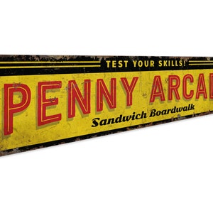 Penny Arcade - Penny Arcade Sign - Arcade Game Sign - Penny Arcade ...