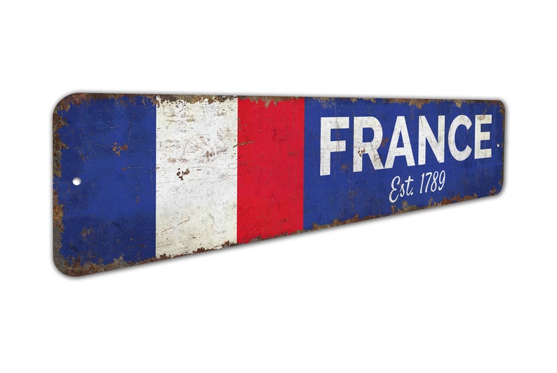 France Est Sign - France Est 1789 - France Flag Sign - Country Name ...