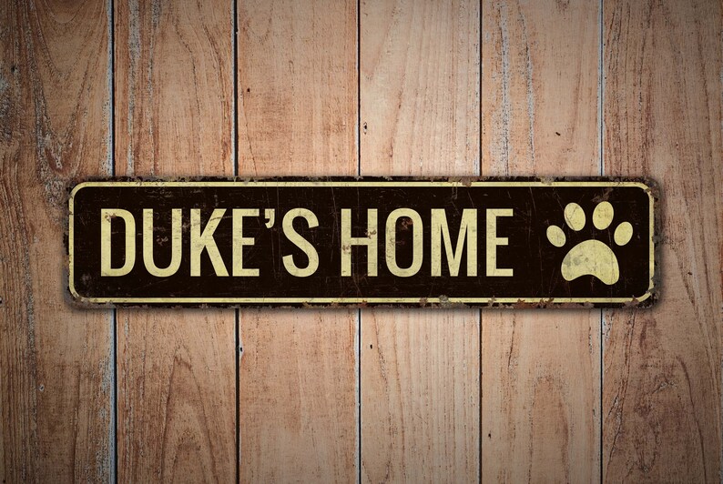 Dukes Home - Dog House Sign - Custom Dog House - Duke Home - Dog House ...