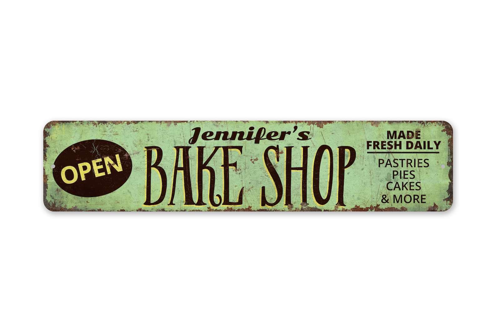 Bake Shop Sign - Bake Shop Decor - Vintage Style Sign - Bake Shop Open ...