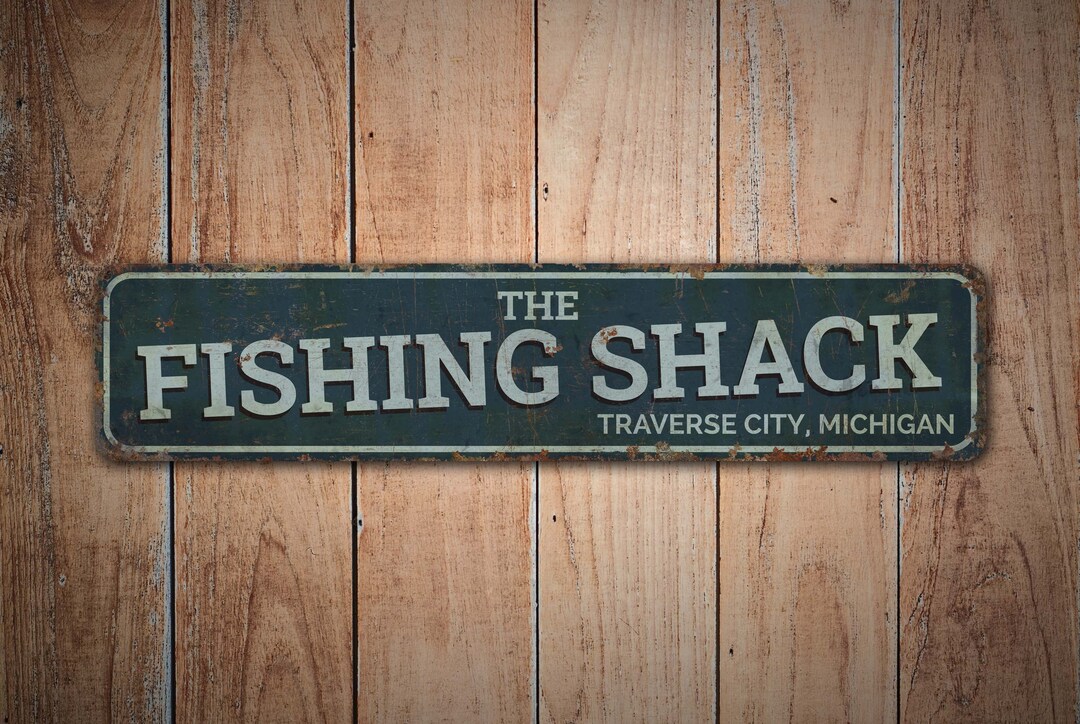 The Fishing Shack - the Fishing Shack Sign - the Fishing Shack Decor ...