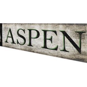 Aspen Sign - Custom Aspen Sign - Aspen Colorado Sign - Vintage Style ...