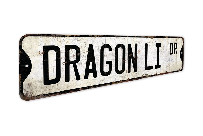 Dragon Li - Dragon Li Sign - Dragon Li Sign Decor - Cat Lover Gift ...