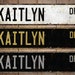 Kaitlyn Name Sign - Children Name Sign - Name Sign - Home Decor ...