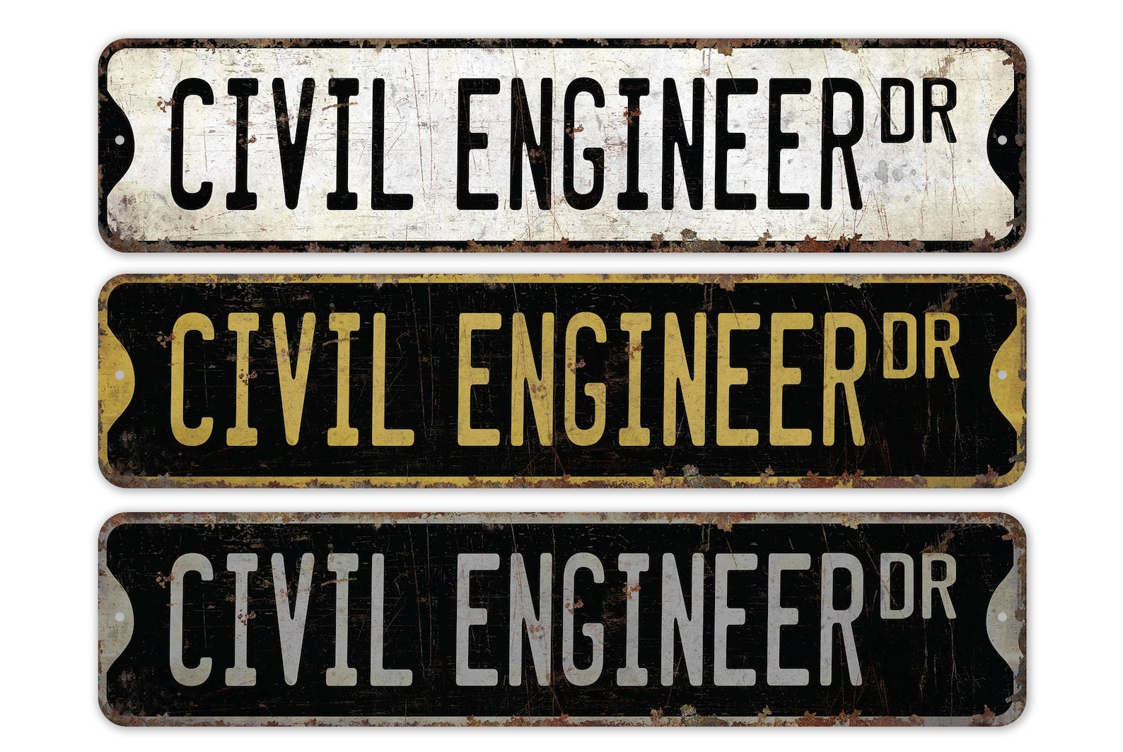 Civil Engineer - Civil Engineer Sign - Civil Engineer Decor - Vintage ...