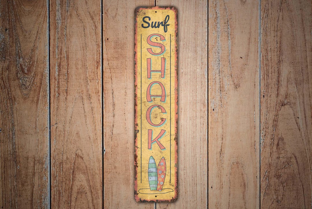 Surf Shack Sign - Surf Shack - Surf Game Sign - Beach House Sign ...