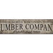 Lumber Company Sign Lumber Company Decor Custom Lumber Company Vintage ...