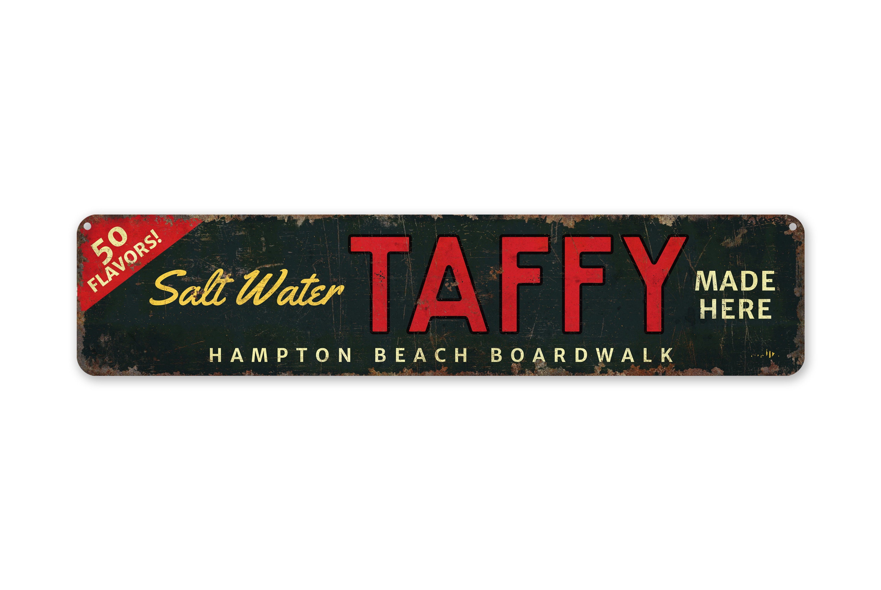 Salt Water Taffy Boardwalk Taffy Sign Saltwater Taffy Sign - Etsy