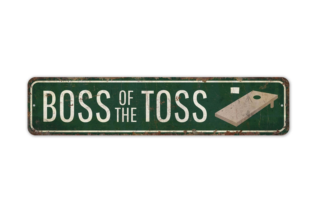 Boss of the Toss - Boss of the Toss Sign - Toss Game Sign - Game House ...