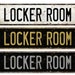 Locker Room Locker Room Sign Locker Room Decor Vintage - Etsy