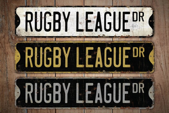Rugby League Rugby League Sign Rugby League Game Rugby - Etsy