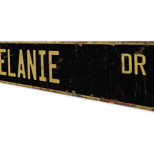 Melanie Name Sign - Girls Name Sign - Home Decor - Kids Room Door Sign ...