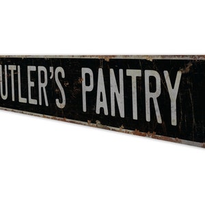 Butlers Pantry - Butlers Pantry Sign - Custom Pantry Decor - Vintage ...