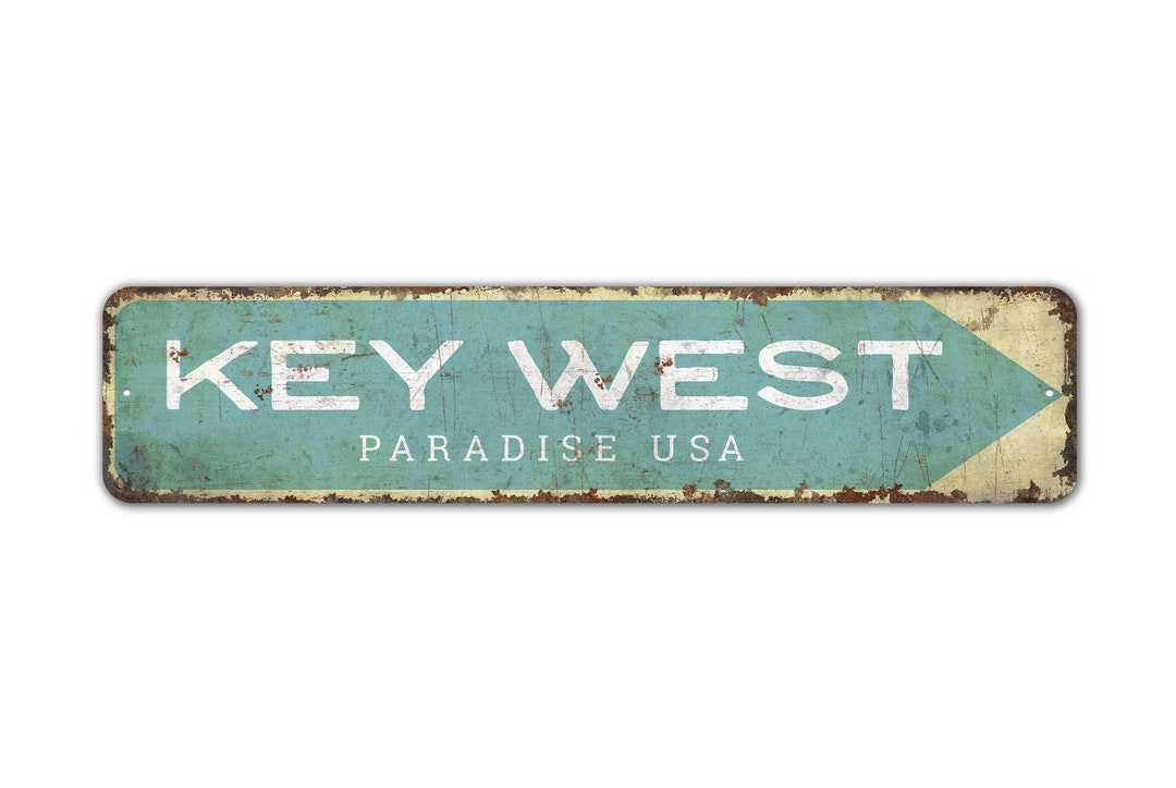 Key West Sign - Key West Decor - Key West Florida - Beach House Decor ...