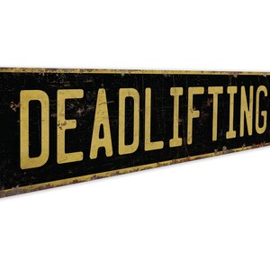 Deadlift - Deadlift Sign - Deadlift Game - Deadlift Decor - Custom ...
