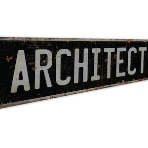 Architect - Architect Sign - Architect Decor - Vintage Style Sign ...