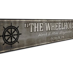 The Wheel House - Wheelhouse Sign - Wheelhouse Decor - Custom ...