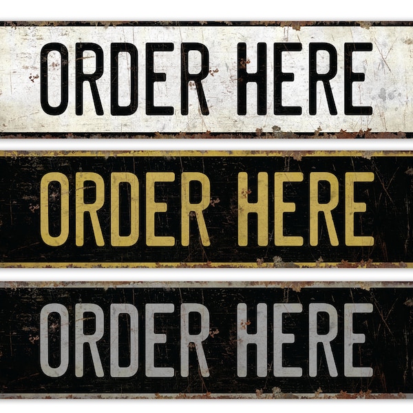 Order Here Sign - Etsy