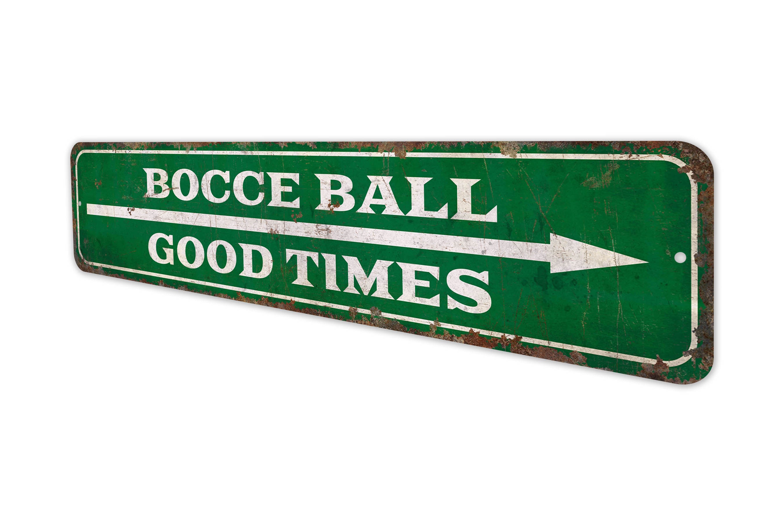 Bocce Ball - Bocce Ball Sign - Bocce Ball Decor - Game Arrow Sign ...