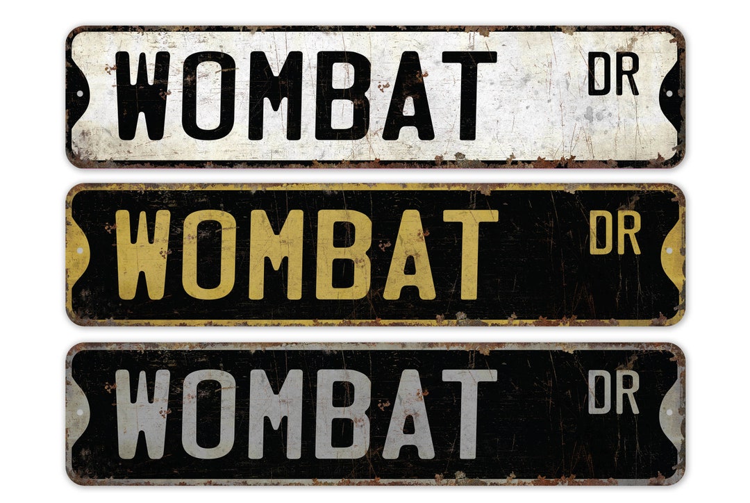 Wombat - Wombat Gift - Wombat Sign - Wombat Decor- Wombat Lover ...