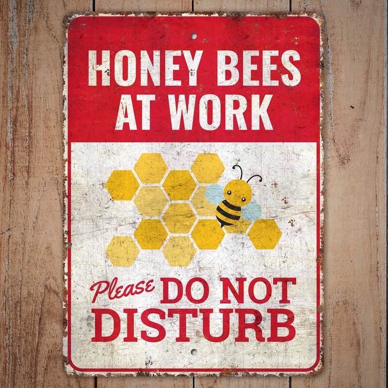 Metal Bee Sign - Etsy