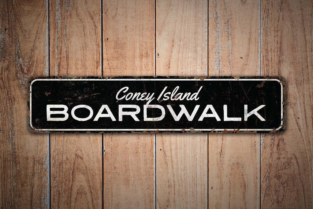 Boardwalk Sign - Custom Boardwalk - Boardwalk Name Decor - Rustic Metal ...