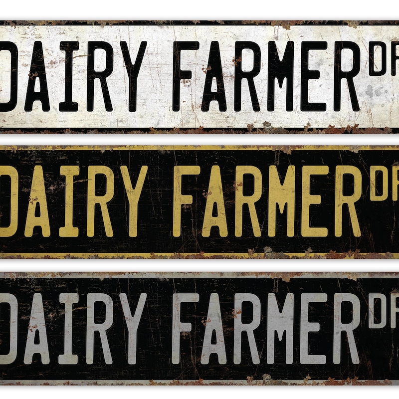 Vintage Dairy Sign - Etsy