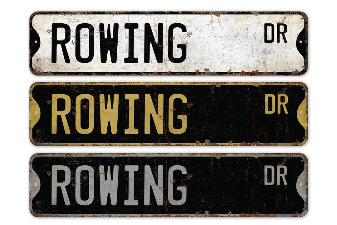 Rowing Sign - Rowing Game Sign - Rowing Decor - Custom Rowing - Sports ...