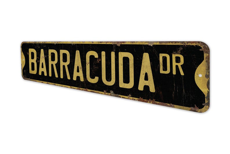 Barracuda Barracuda Sign Barracuda Decor Vintage Style - Etsy