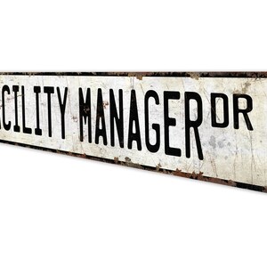Facility Manager - Facility Manager Sign - Facility Manager Decor ...