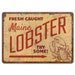 Fresh Caught Lobster Fresh Lobster Sign Fresh Lobster Lobster ...