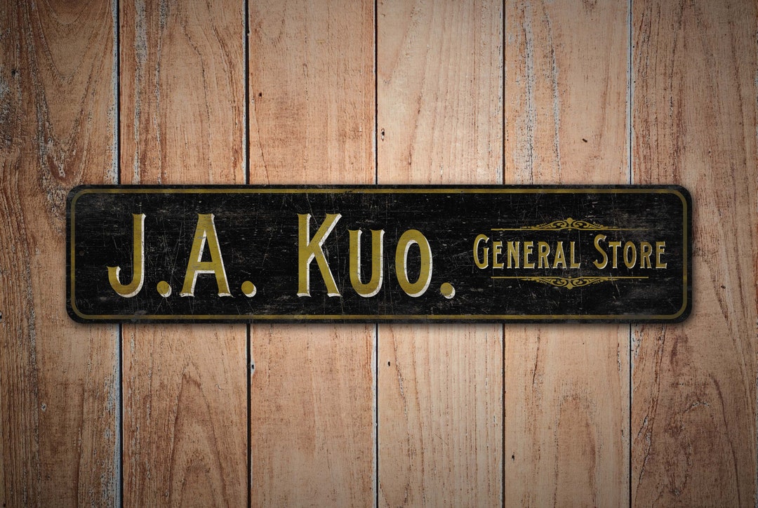 Custom General Store General Store Sign Vintage Style Sign Custom ...