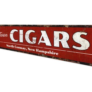 Old Town Cigars - Custom Cigars Sign - Vintage Style Sign - Cigar Shop ...