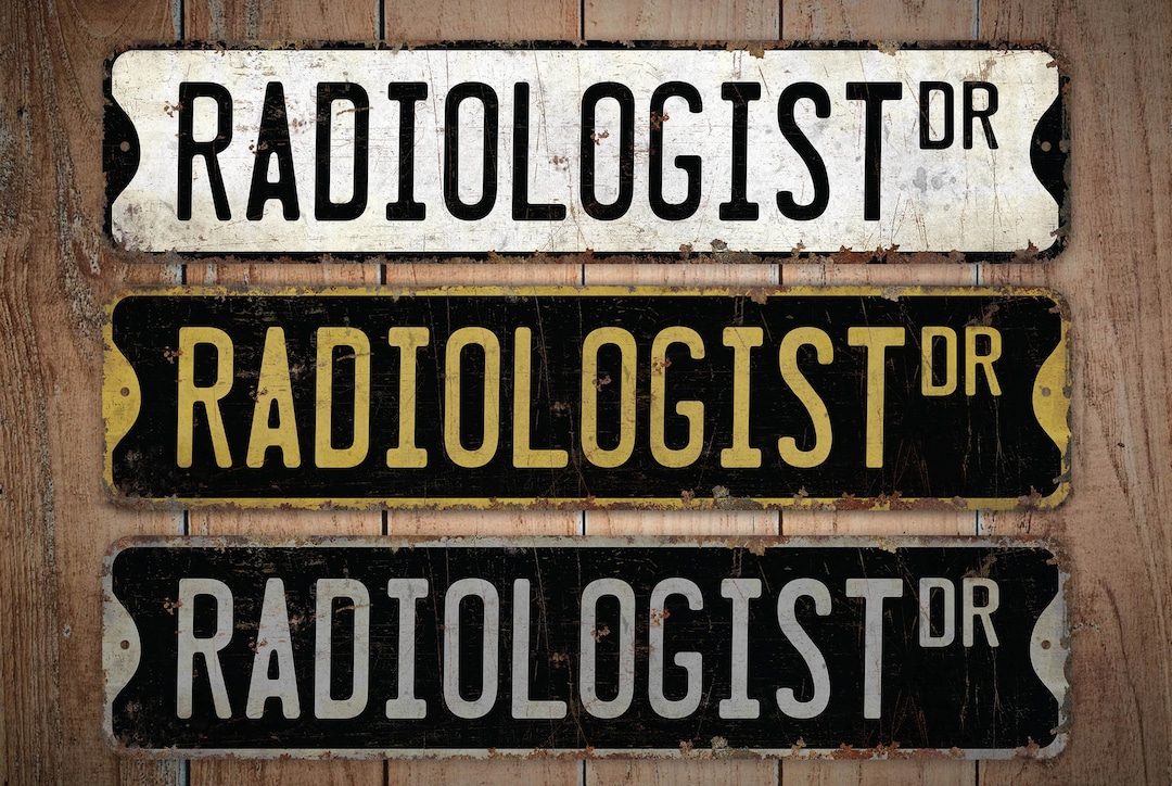Radiologist - Radiologist Sign - Radiologist Decor - Vintage Style Sign ...